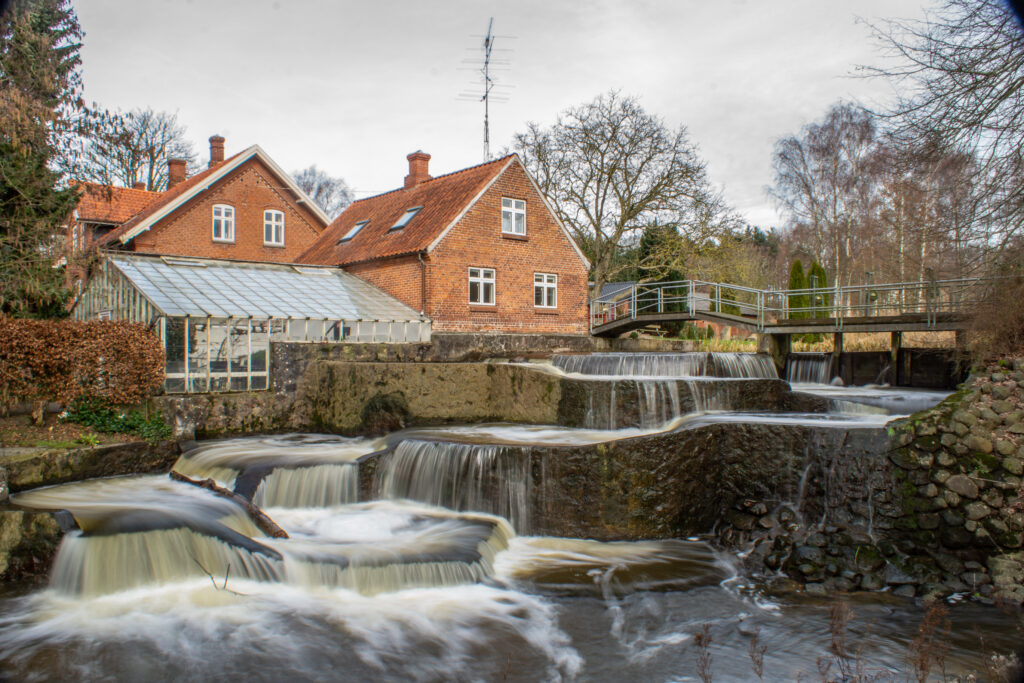 Brende Å og fisketrappe